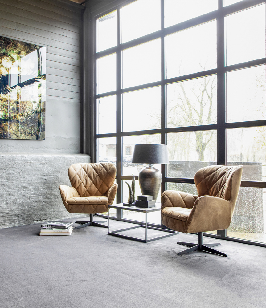 Jade Lenestol i Skinn - TOWNHOUSE Interiør